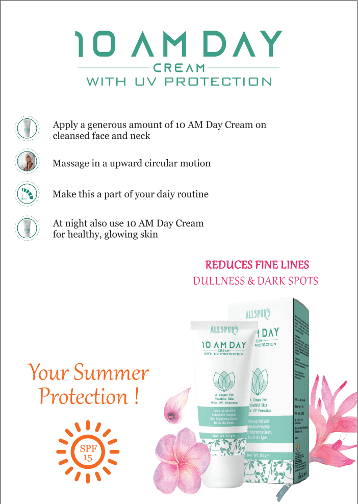 10 AM Day Cream with UV Protection: Your Daily Defense Against Sun ...